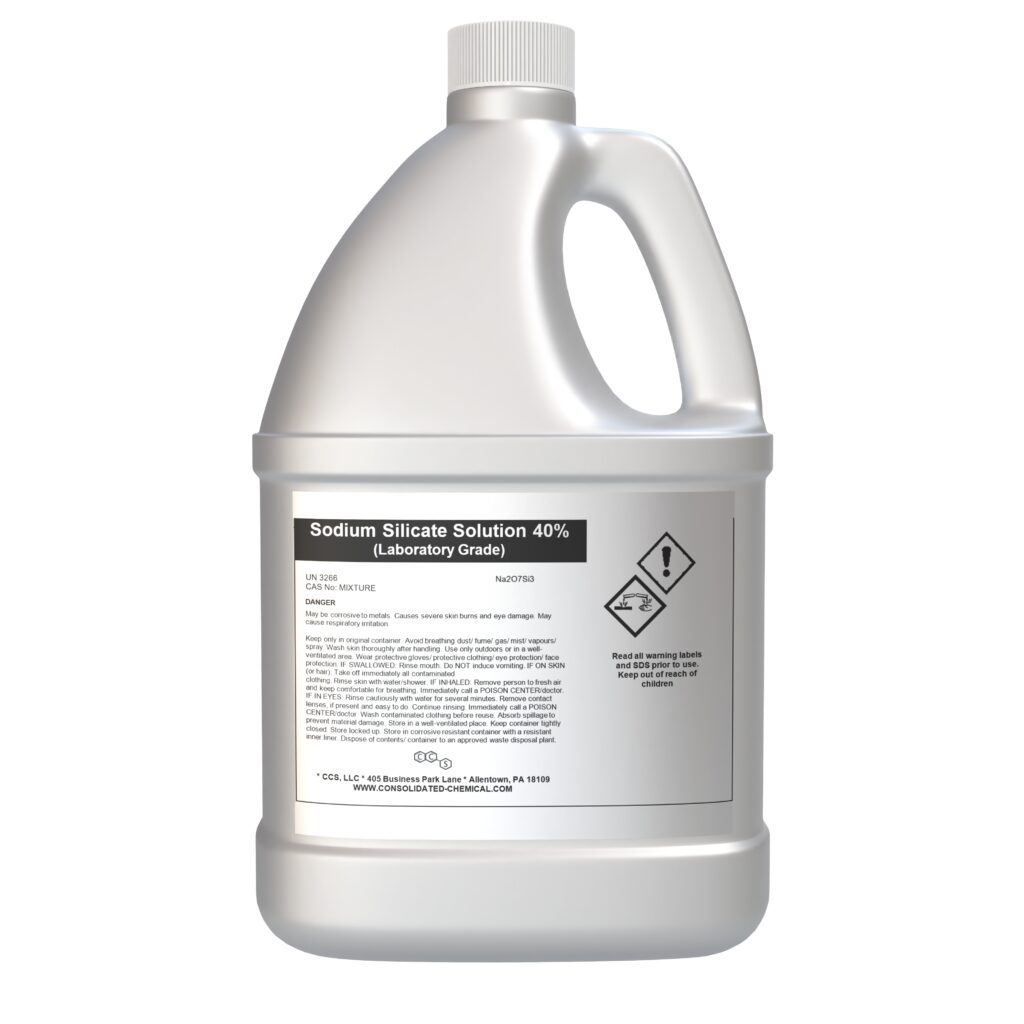 Sodium Silicate 40% Solution - Consolidated Chemical