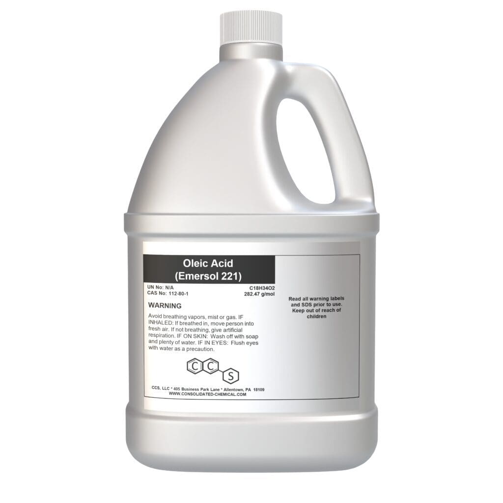 Oleic Acid (Emersol 221) - Premium High Purity Fatty Acid ...
