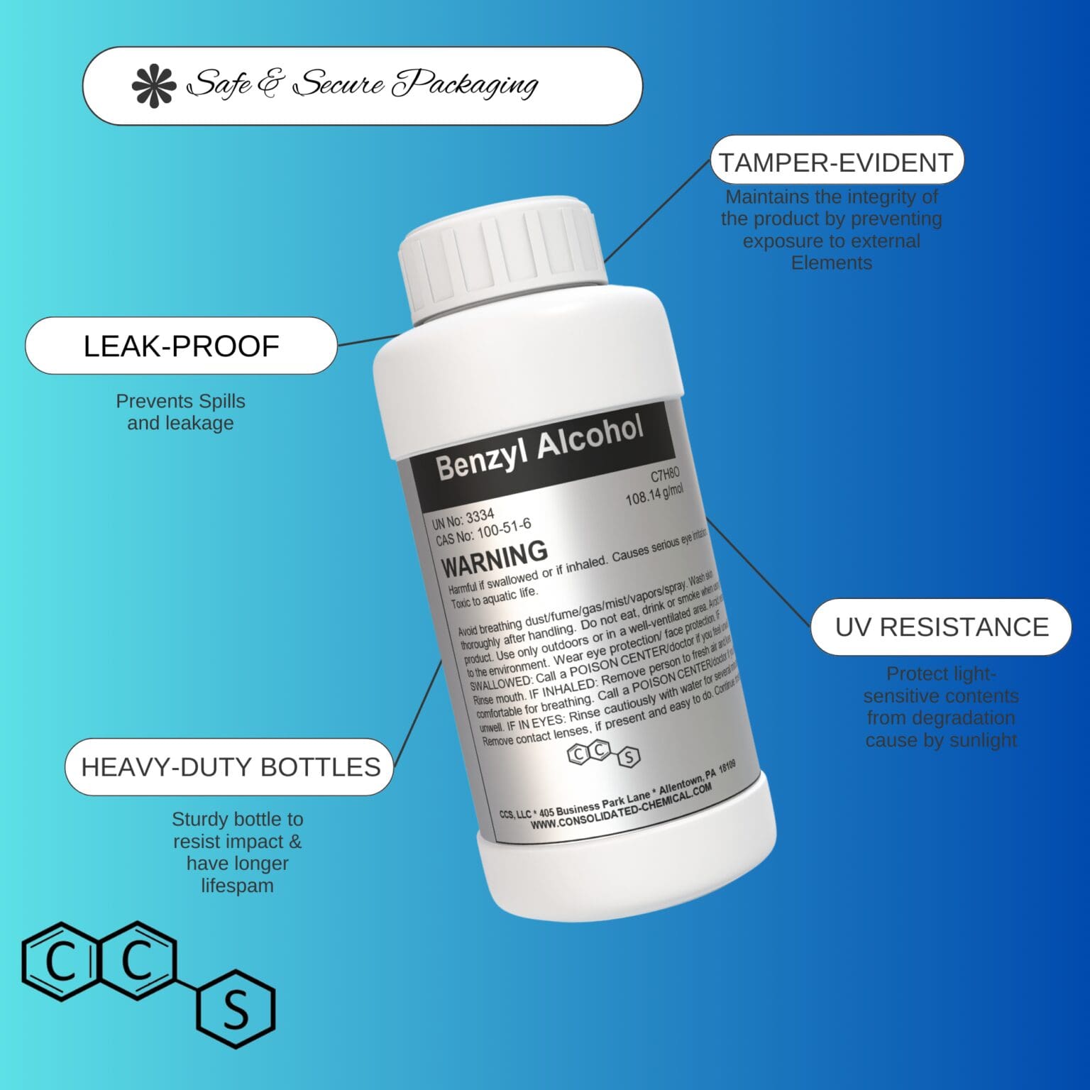 Benzyl Alcohol – Laboratory Grade Multi-Purpose Solvent - Consolidated ...