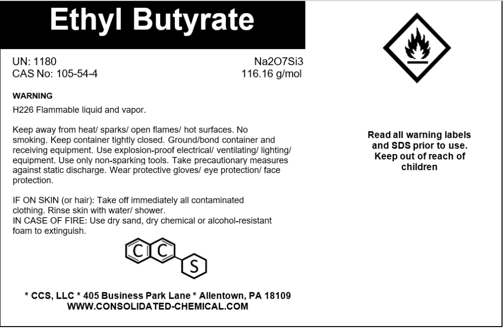 Ethyl Butyrate - Industrial and Laboratory Grade - Consolidated Chemical