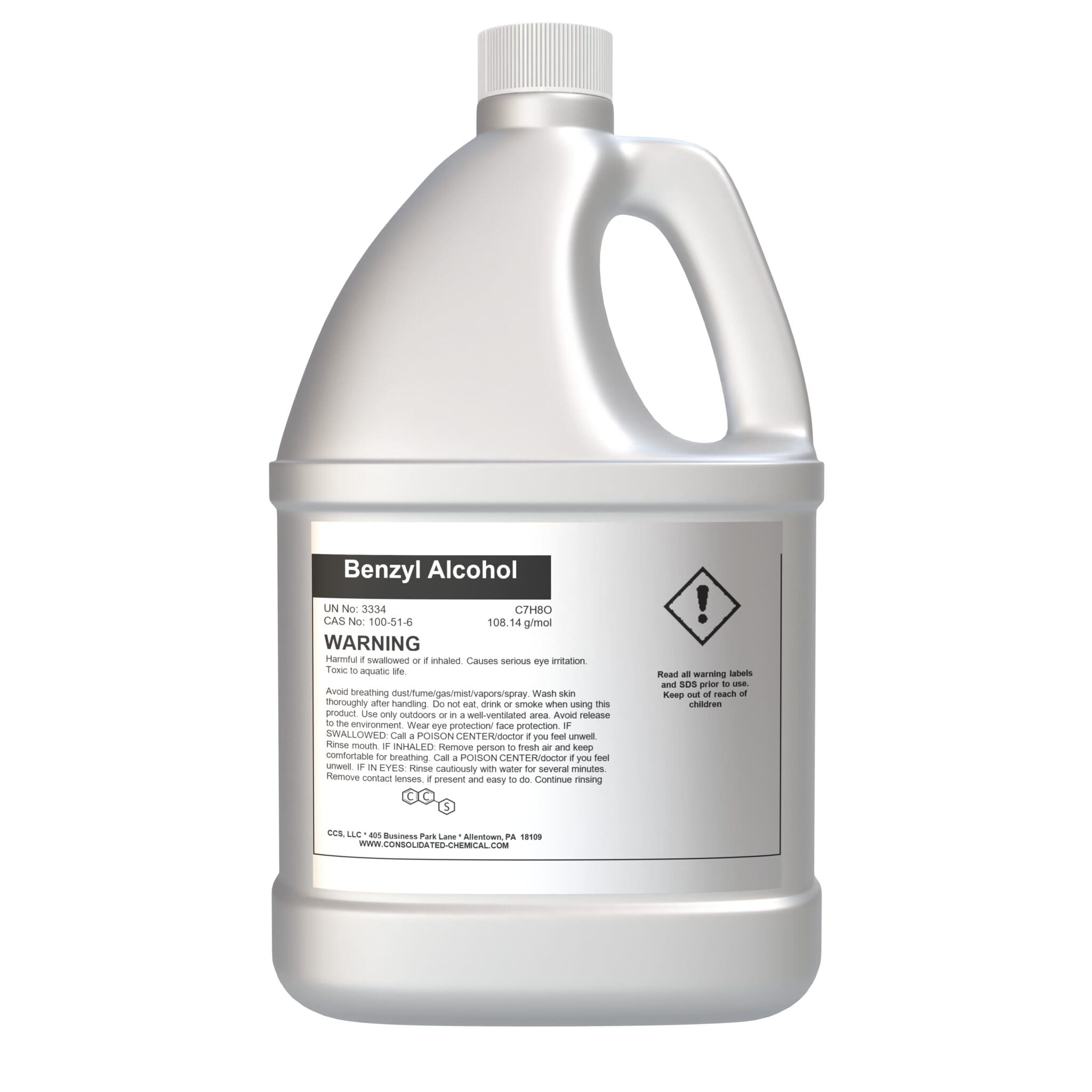 Benzyl Alcohol – Laboratory Grade Multi-Purpose Solvent - Consolidated ...